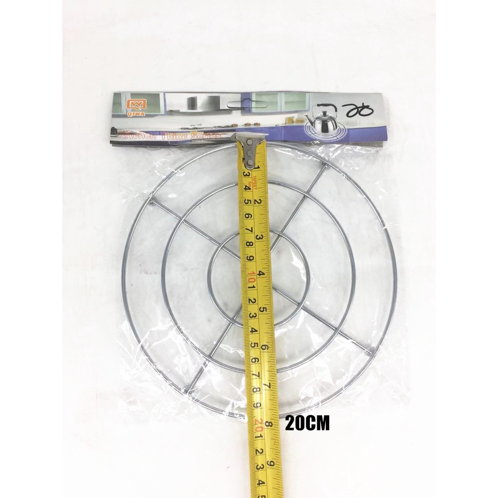 STAINLESS STEEL POT HOLDER/RIVET METAL STEAM RACK SQUARE ROUND COASTER ...