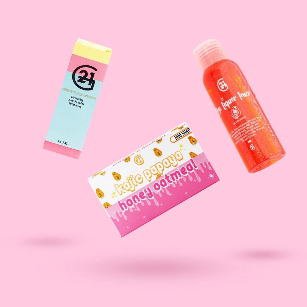 G21 Glass Skin Set (Duo soap + Toner + Serum) | Shopee Philippines