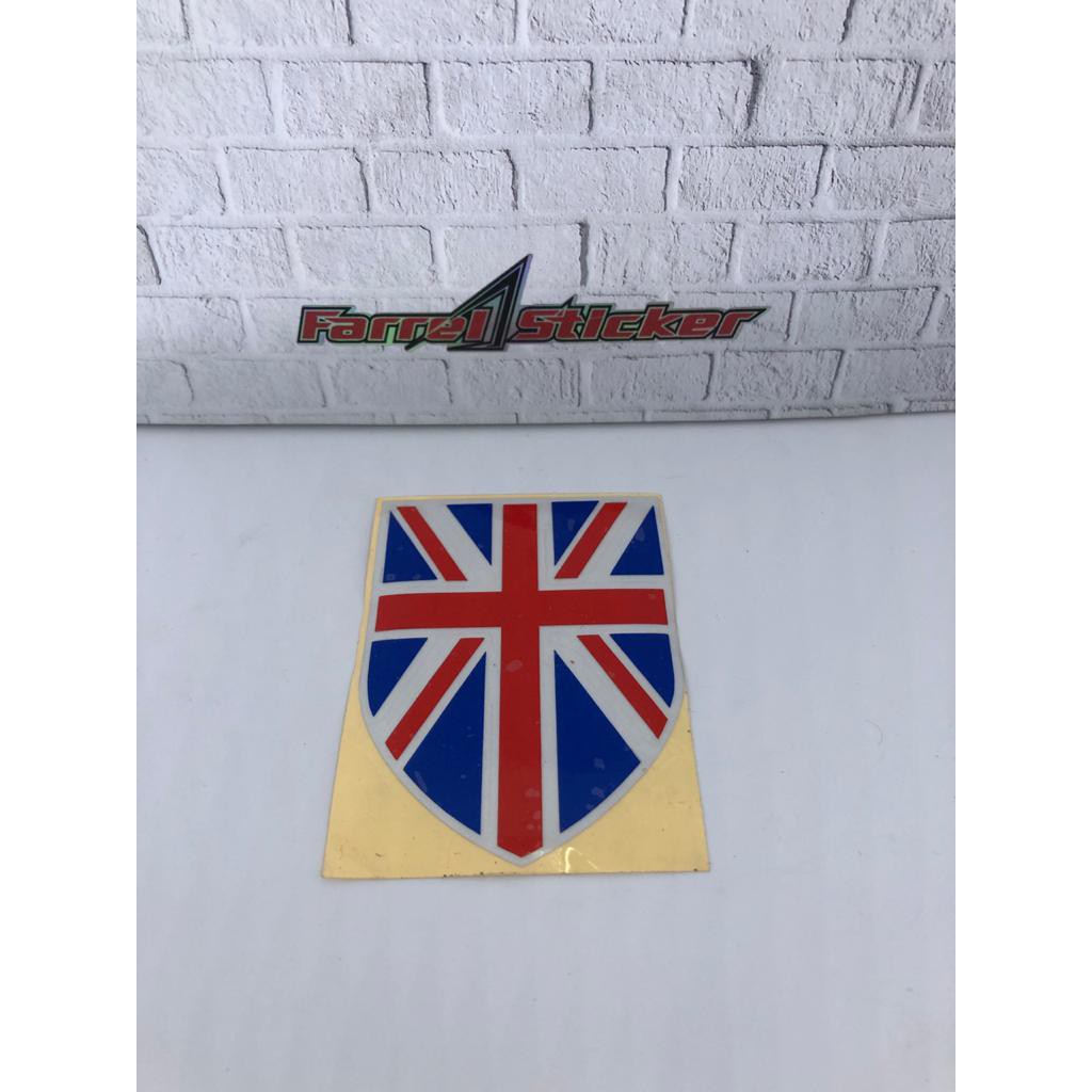Brompton British flag shield sticker | Shopee Philippines
