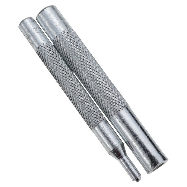 Metal DIY Leather Craft Tool Set Die Hole Punch Snap Fasteners Press Studs Rivet Setter Base Kit ...