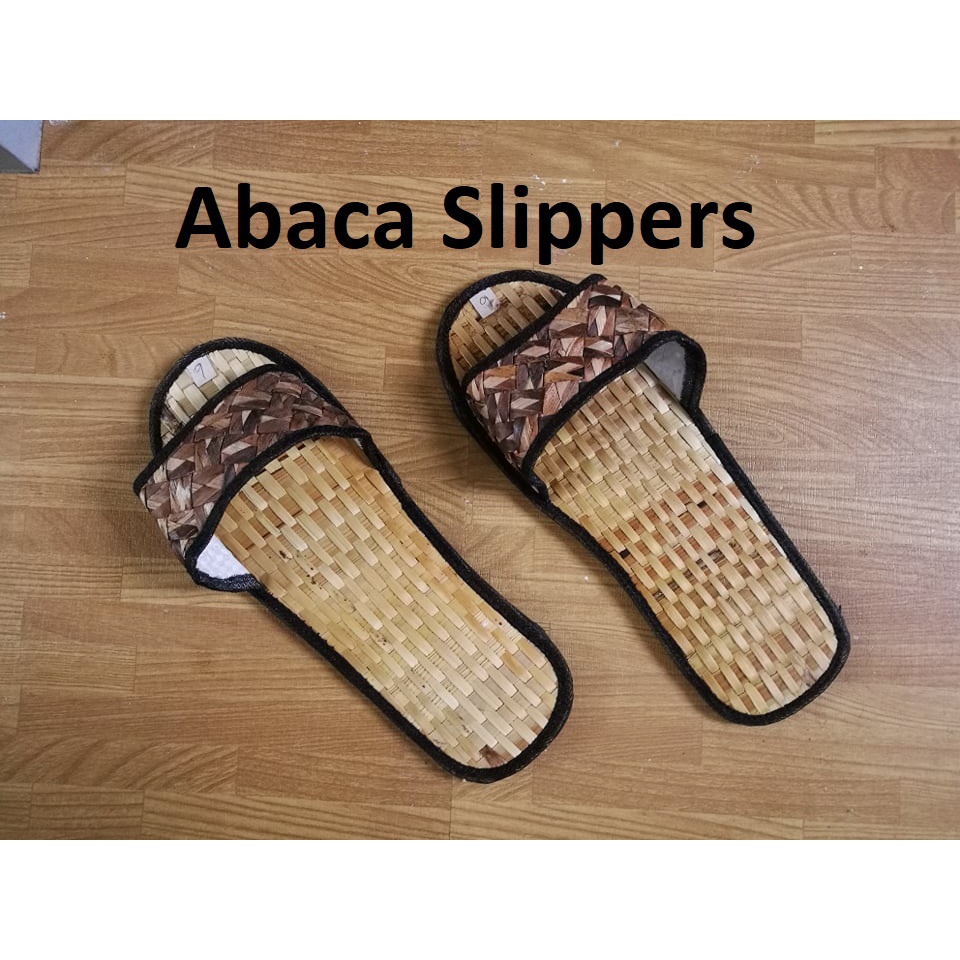 Abaca House Indoor Slippers for Everyday Use Handmade UNISEX | Shopee ...