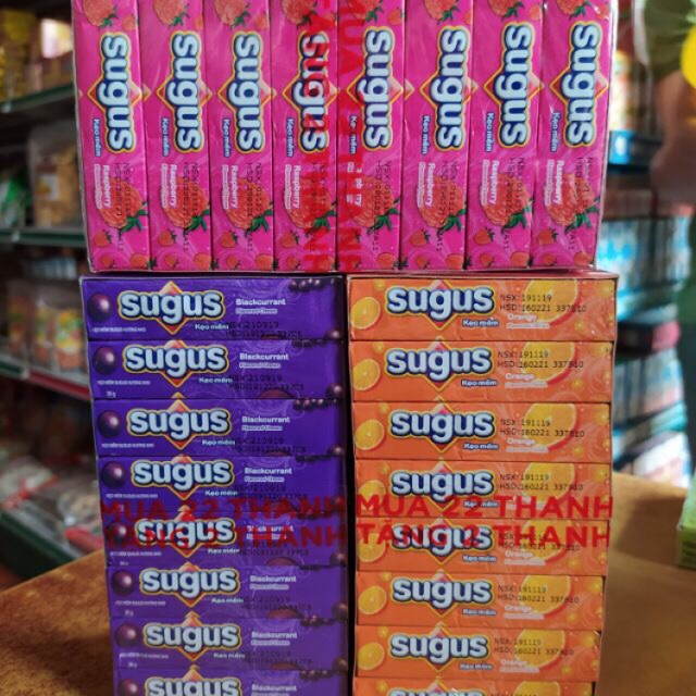 3 sugus soft candy bars 30g | Shopee Philippines