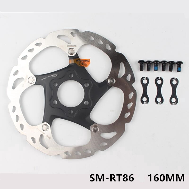 SHIMANO XT SM RT86 MTB ice Technology Brake Disc 6 Bolt Mountain Bikes ...