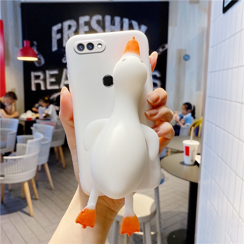3D cute relieve stress duck phone case REDMI NOTE 10 pro 9s 9T 9 pro ...