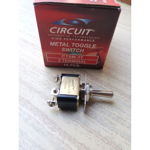 Toggle Switch 3 Terminal CTSM-3T Circuit | Shopee Philippines
