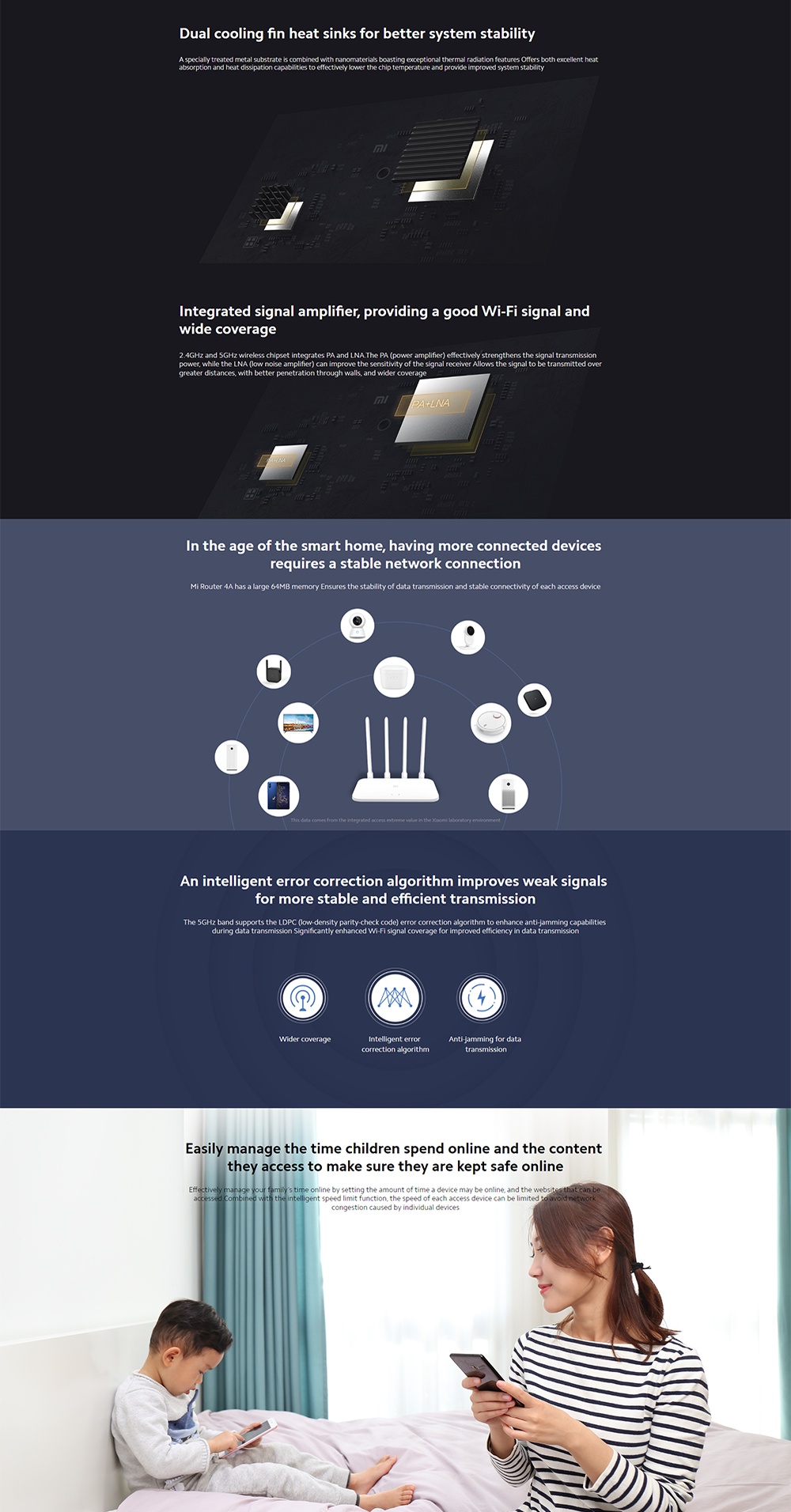 Xiaomi Mi Router 4A 5G Wifi High-Speed Dual Band AC1200 Router 64MB RAM ...