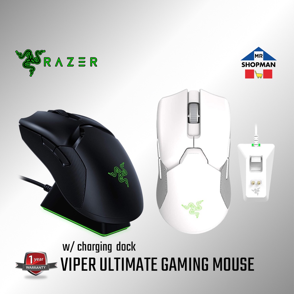 Razer Viper Ultimate Wireless Gaming mouse w/ Charging Dock Black ...