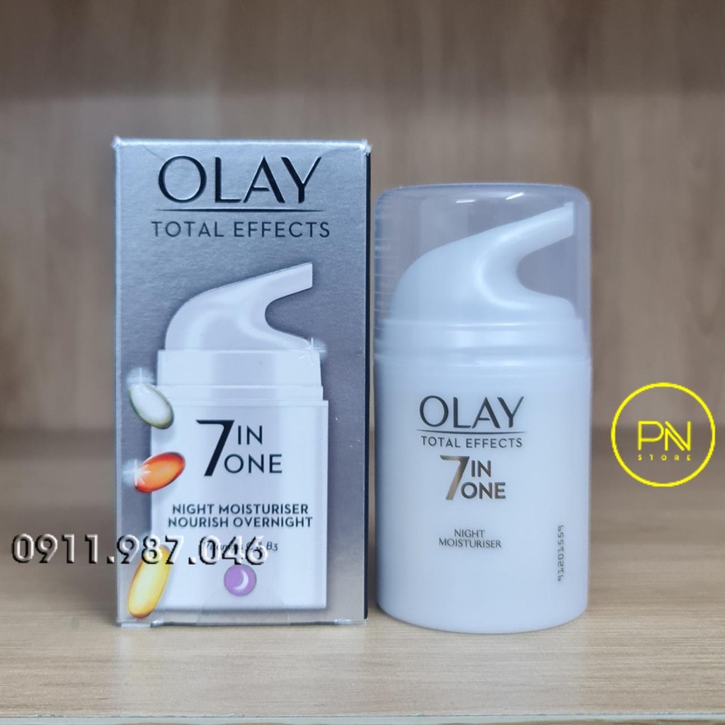 Olay Total Effect 7 in 1 Night Moisturiser Nourish Overnight genuine - PN155936 | Shopee Philippines