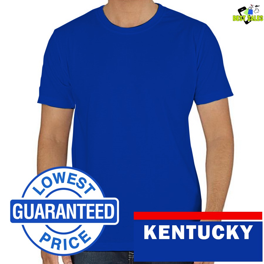 Kentucky Royal Blue Round Neck T-Shirt for Adult Unisex | Shopee ...