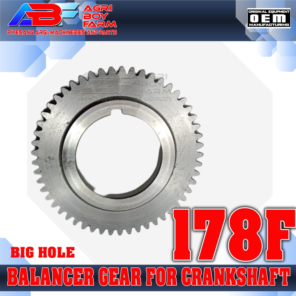 Balancer Gear For Crankshaft 178f Big Hole Aircooled Diesel Engine ...