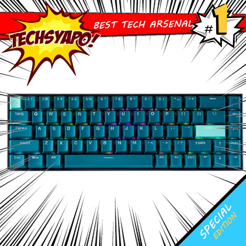 TECWARE B68+ 3 MODE WIRELESS MECHANICAL KEYBOARD | Shopee Philippines