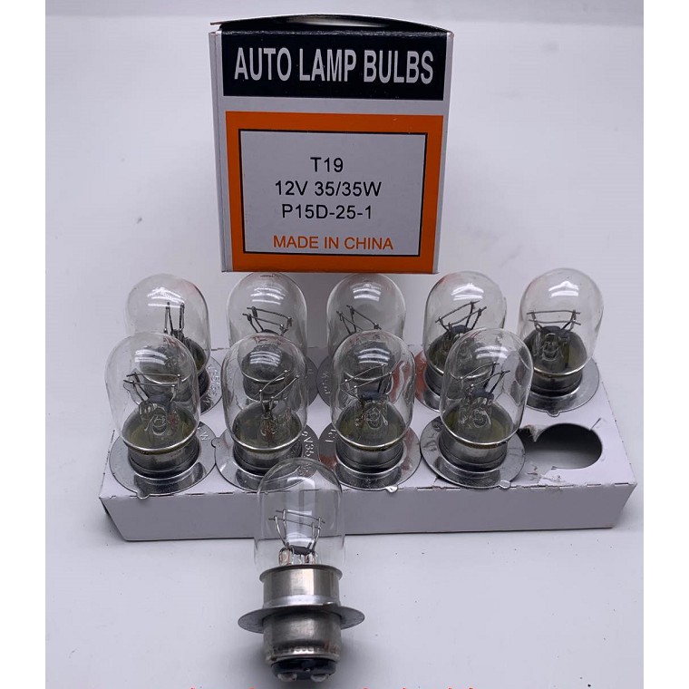 T19 headlight bulb stock for mio/xrm/tmx/wave(10PCS) | Shopee Philippines