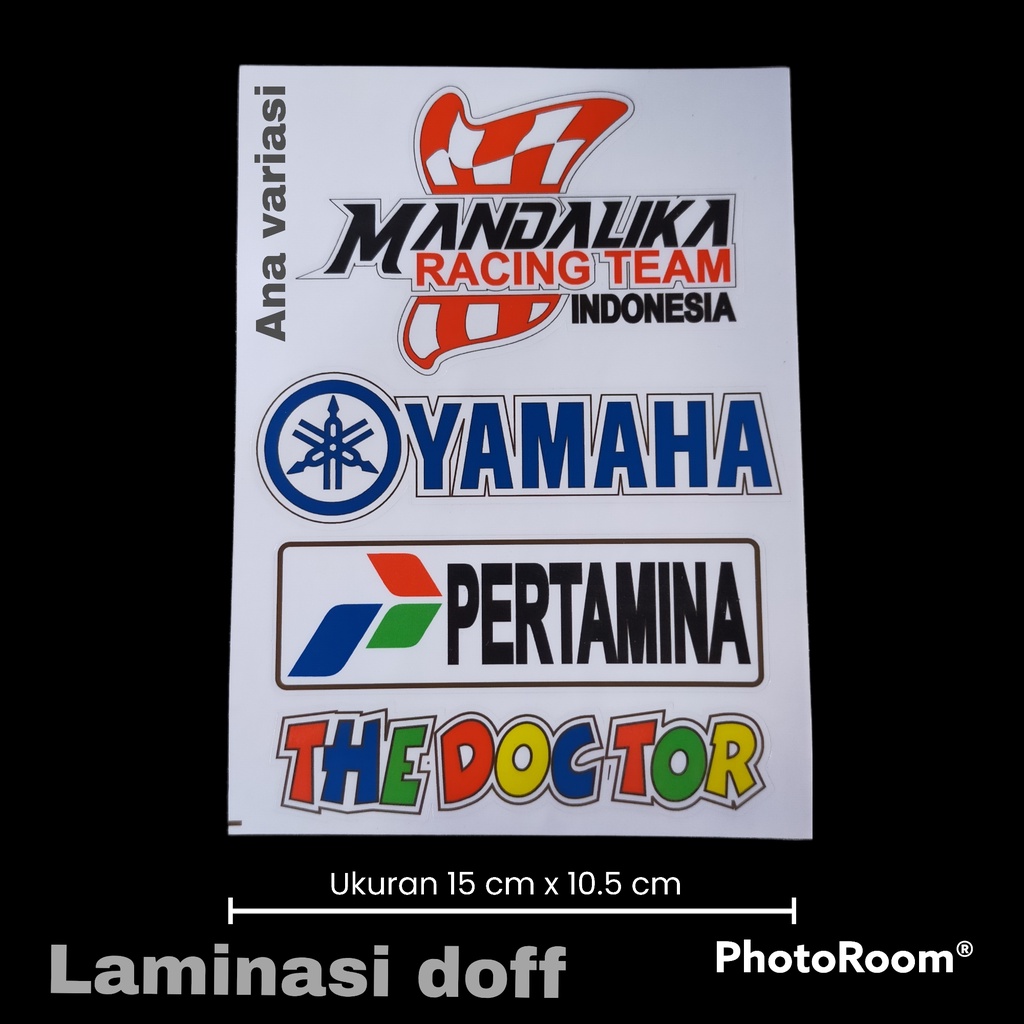 New STICKER SPONSOR MOTO GP STICKERS SIRKUIT MANDALIKA INDONESIA ...