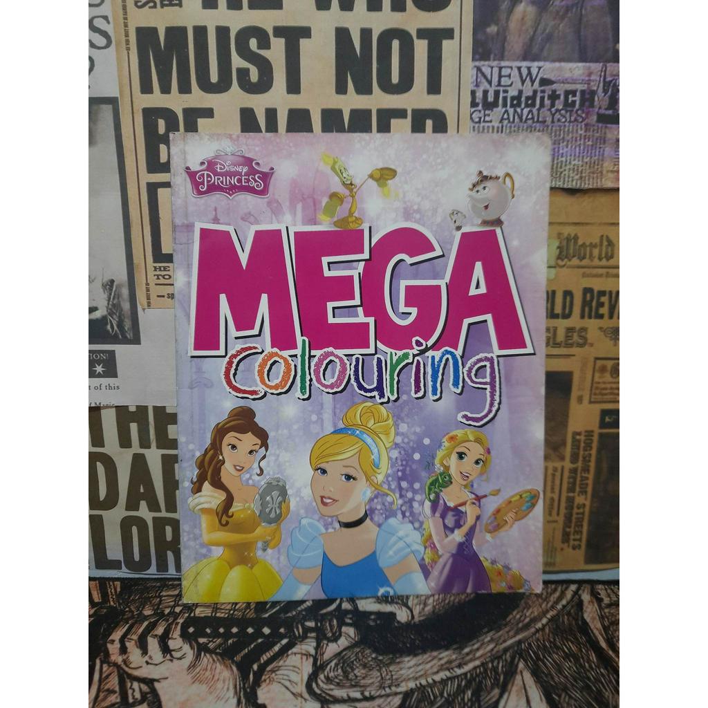 Disney Princess Mega Coloring Book | Shopee Philippines
