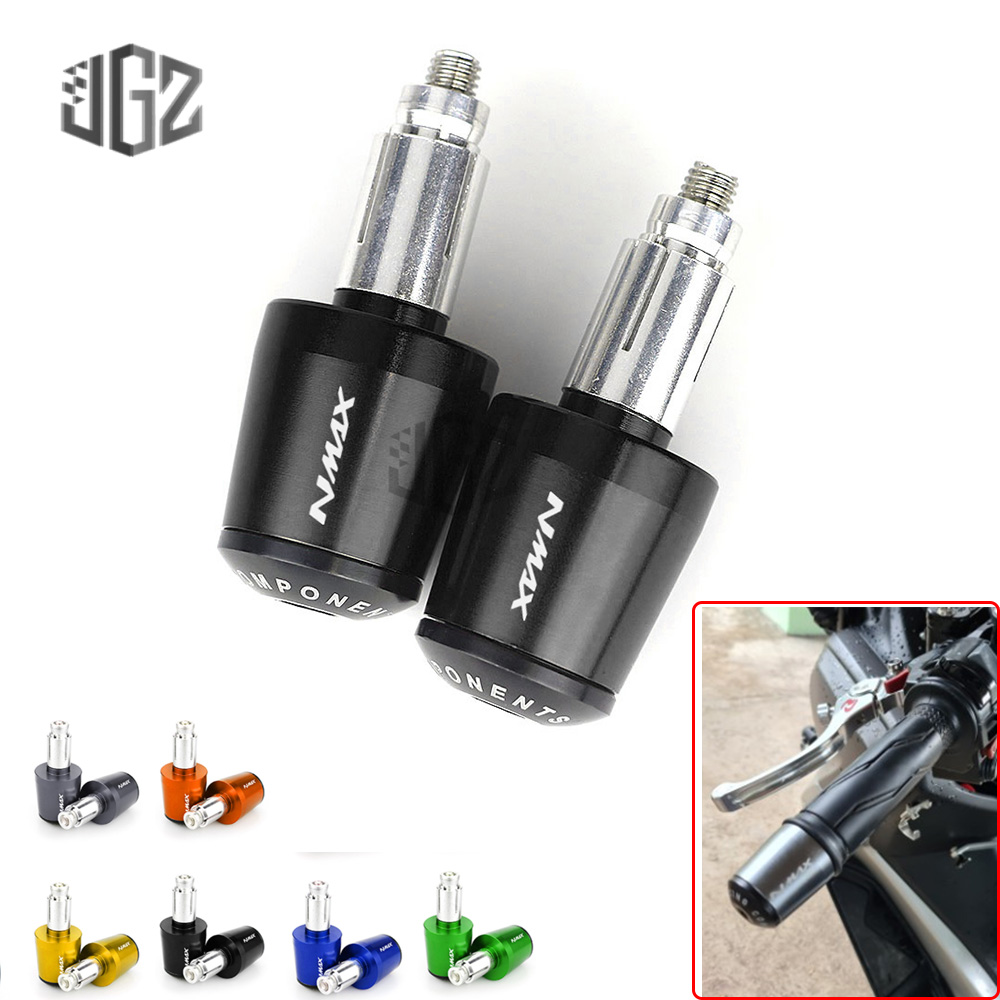 for YAMAHA NMAX 155 2015-2019 Motorcycle Handlebar Grip Ends 1 Pair 7/8 ...