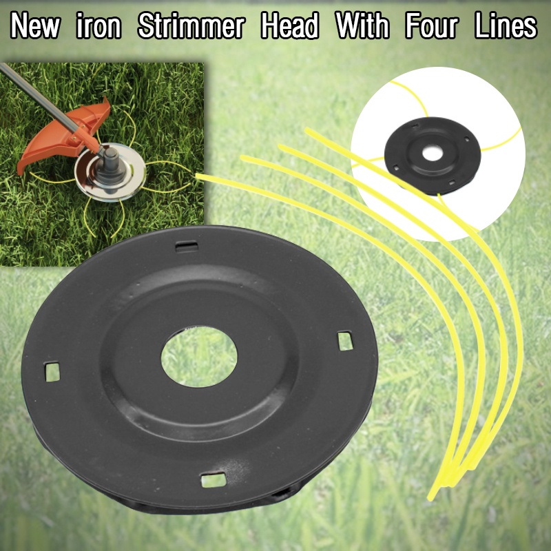 Grass Cutter String Trimmer Head w/ Square Nylon (Tansi) Trimmer Line ...
