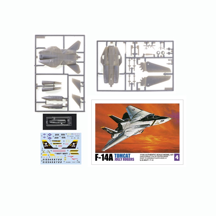 1/144 Assembly Fighter Model USA F14 Tomcat F15 Eagle F-4E Phantom ...