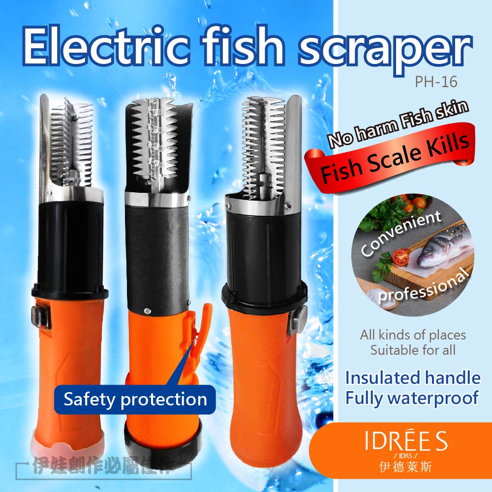 Electric Fish Scale Scraper Household Automatic Fish Scale Removal ...