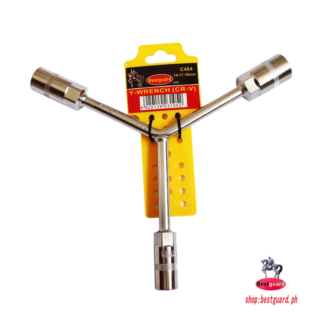 Bestguard C464 Y-Wrench 14-17-19MM Y-Triangle Socket Wrenches ...