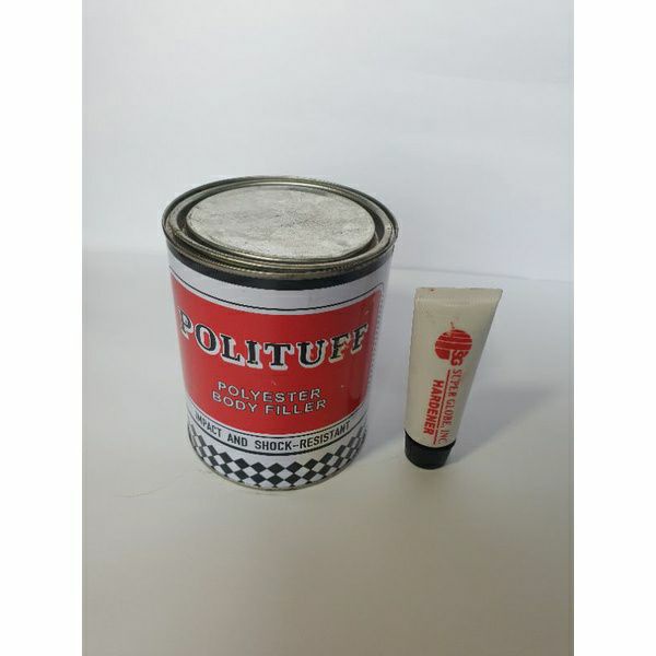 POLITUFF BODY FILLER 1 liter WITH 30 grams HARDENER | Shopee Philippines
