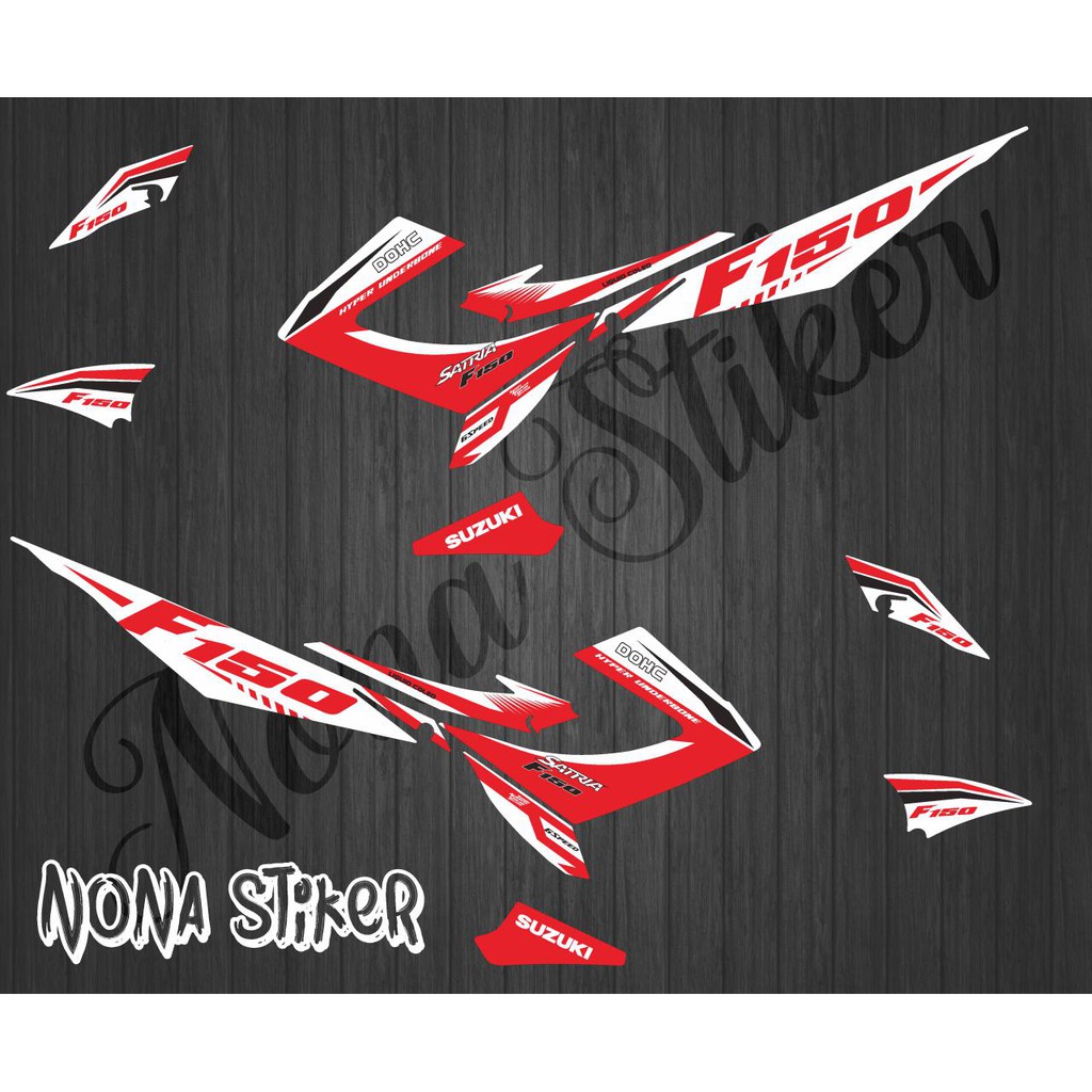 Satria FU FACELIFT F150 PTH STRIPING DECAL Sticker | Shopee Philippines