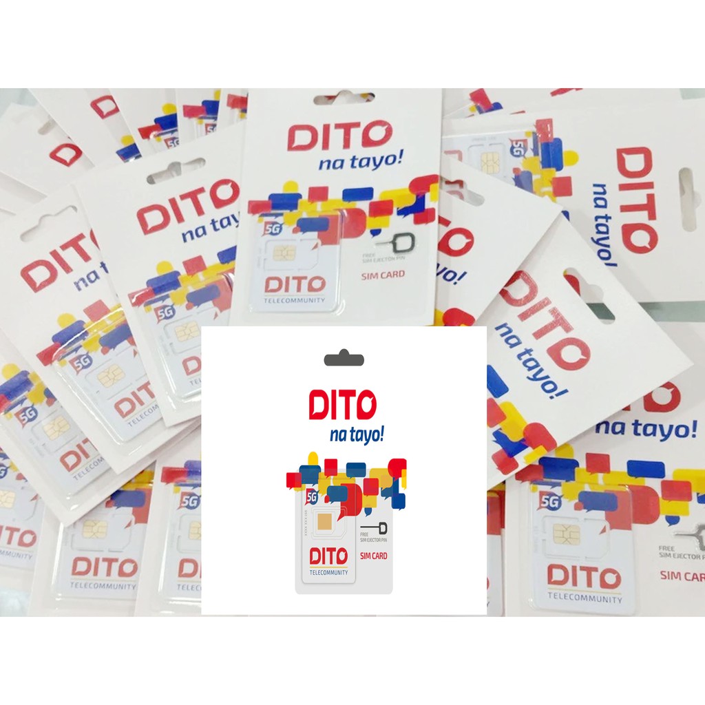 5G DITO SIM WITH FREE 1GB CONSUMABLE (SPECIAL NUMBERS) | Shopee Philippines