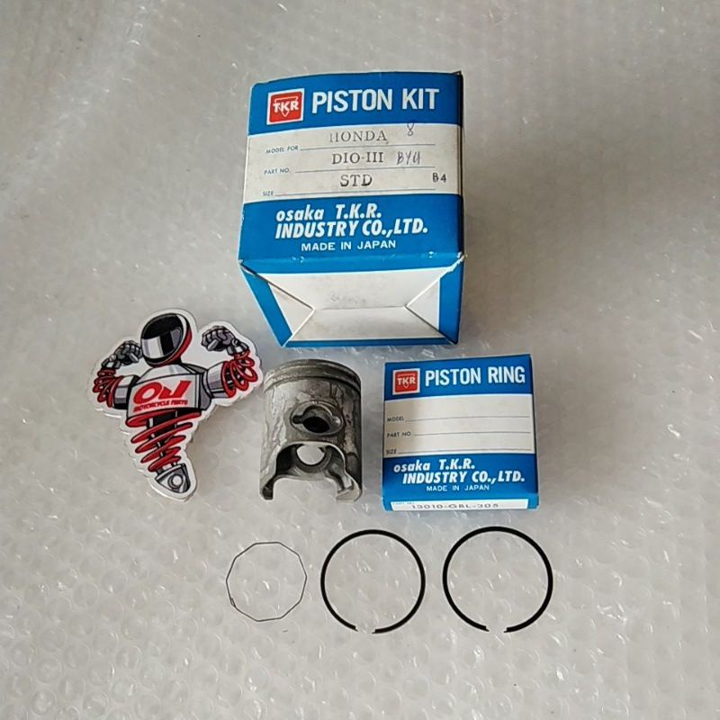 Piston with ring for Honda Dio3 standard size TKR MADE IN JAPAN ...