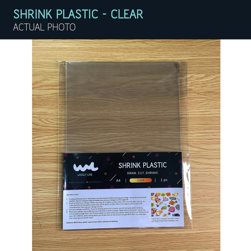 5pcs DIY Shrink Plastic - ON HAND - Shrinky Dink - Shrinkles | Shopee ...