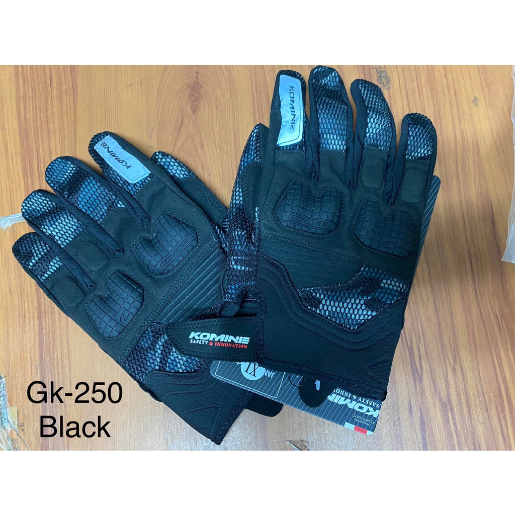 KOMINE GK-250 Mesh Motorcycle Riding Gloves Ventilation and Heat ...