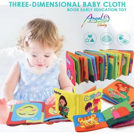 Early education baby story book, baby fabric story book, improve baby’s ...