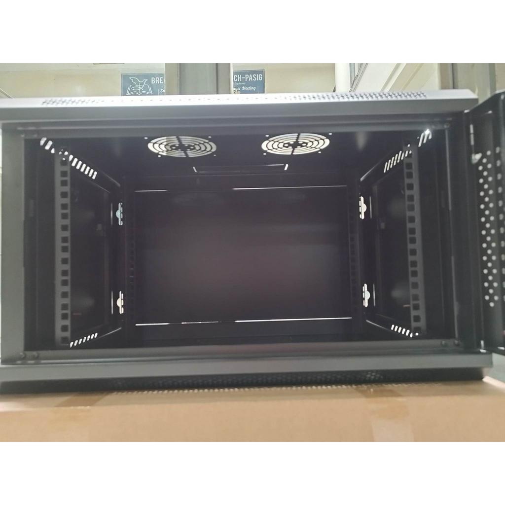 D-Tech 6406W 6U/6-Layer Wallmounted Data Cabinet W=600 * D= 450 * H=1FT ...