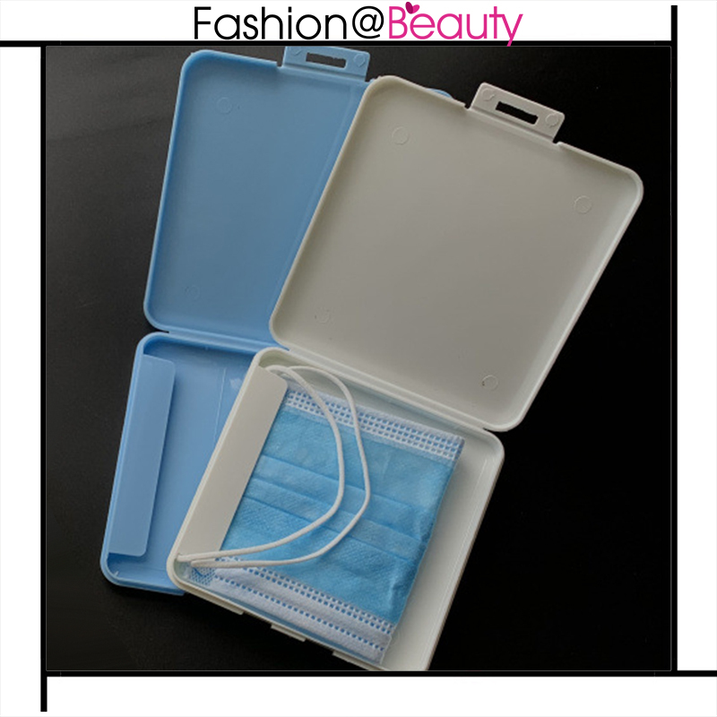 Square small mask box storage box Temporary storage plastic box for ...