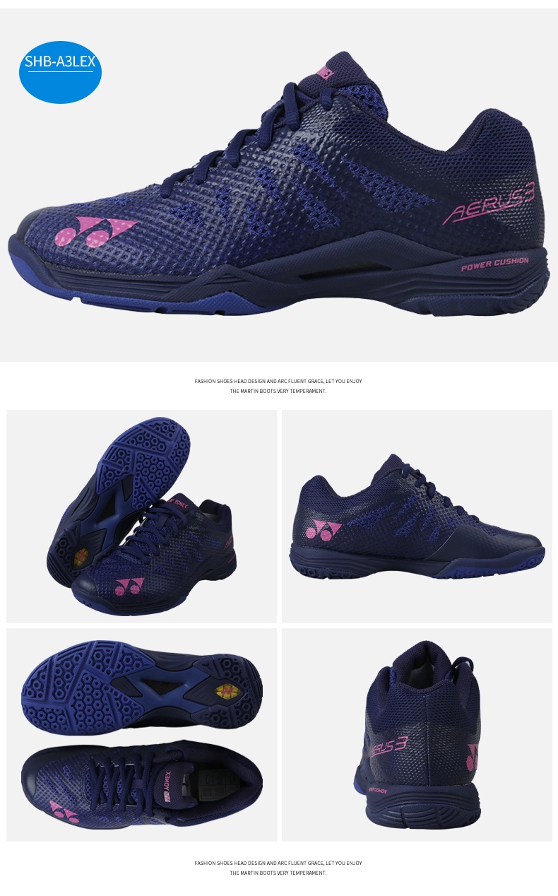 Original New Style YONEX AERUS 3 POWER CUSHION BADMINTON SHOE Running ...