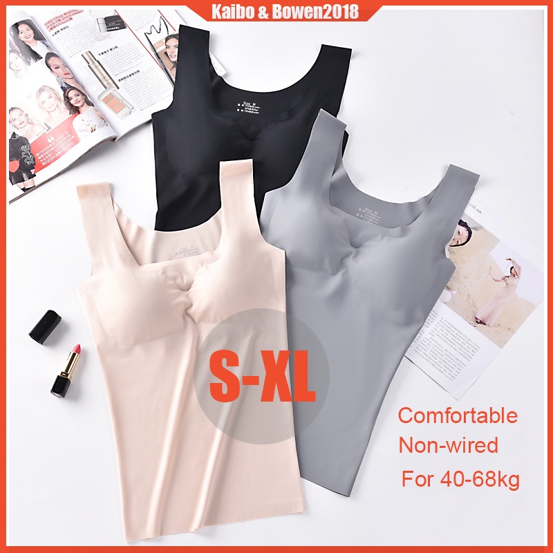 S-XL Long Seamless Women Sleeping Bra Wireless Push up Yoga Sports Bras ...