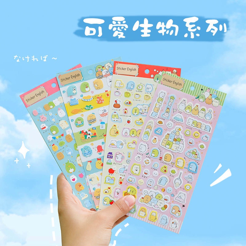 Sumikkogurashi Stickers Cuckoo Card Diy Decorative Waterproof Pvc