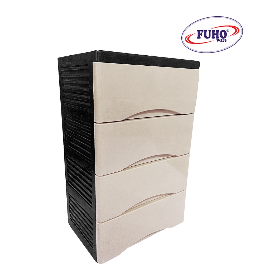 1 pc FUHO 4 Layers Chest Drawer with Wheels Durabox #130D | Shopee ...