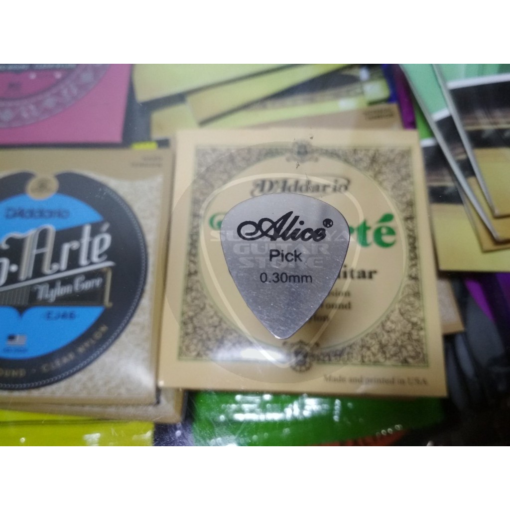 Alice Stainless Steel Guitar Pick 1pcs. | Shopee Philippines