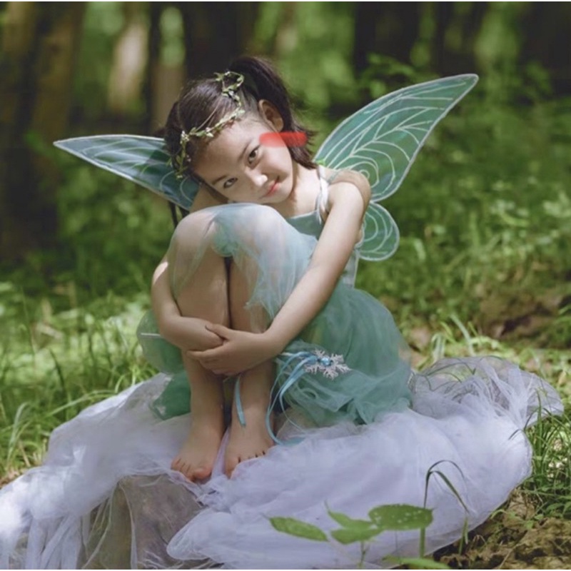 Elf wing clear swirl fairy wings costume kids/fairy wings/Angel fairy ...