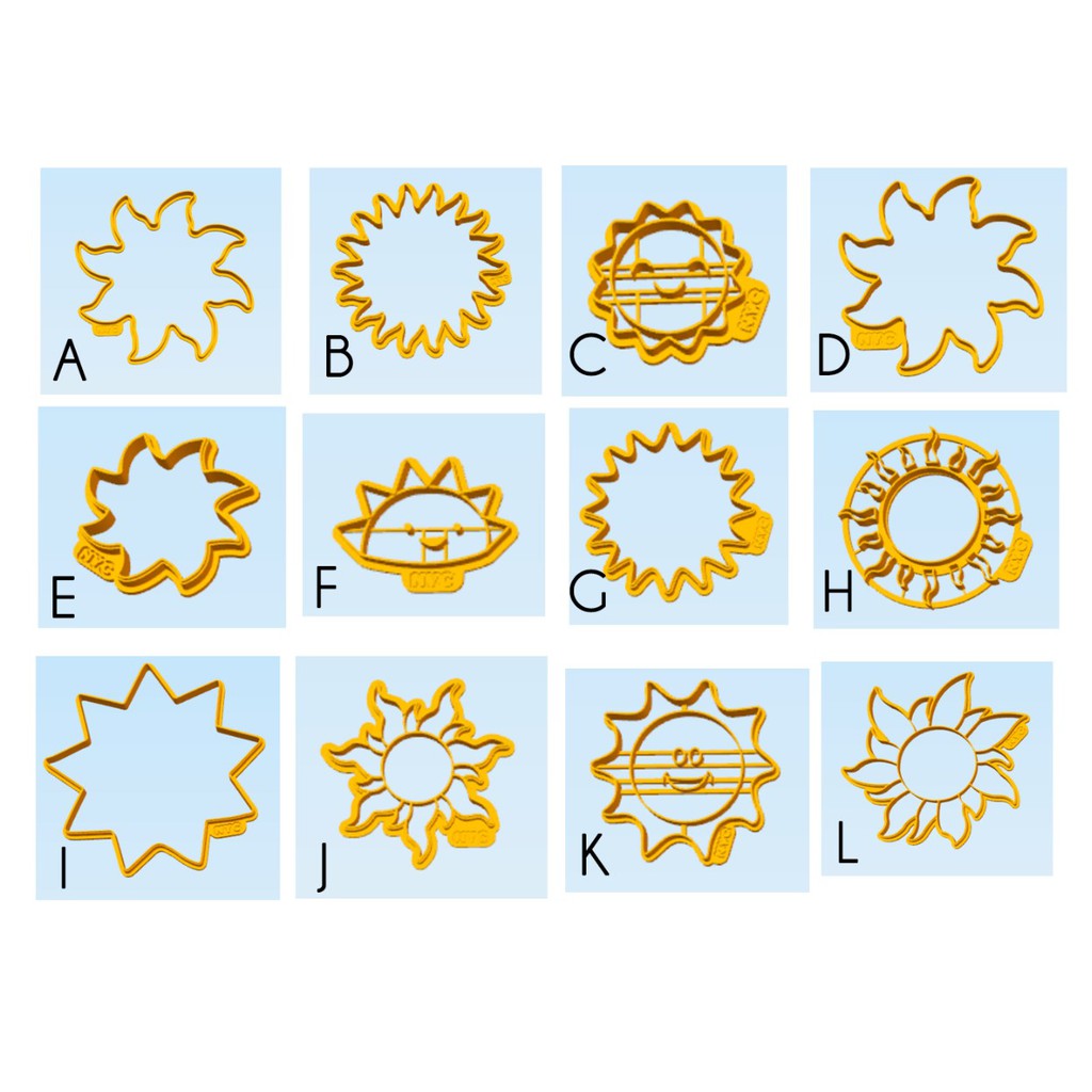 SUN COOKIE CUTTER (SOLD INDIVIDUALLY) | Shopee Philippines