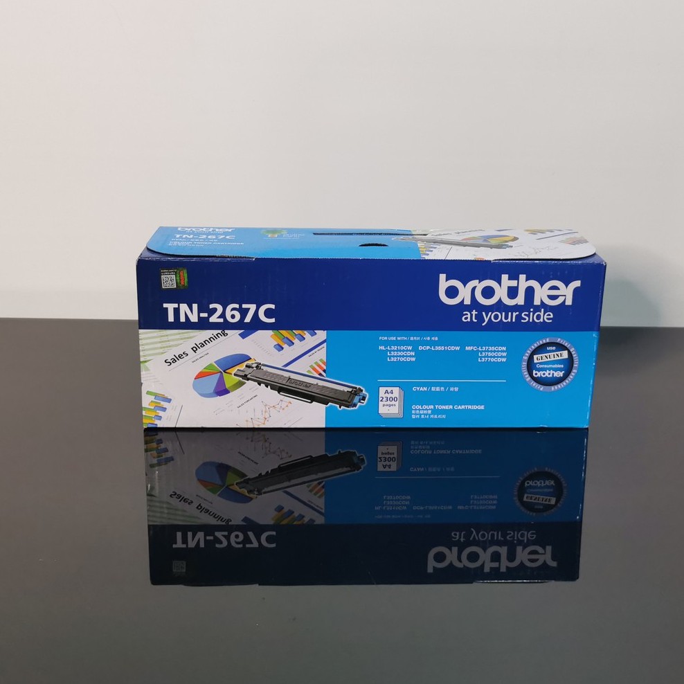 Brother TN-267 Original Color Toner Cartridge Black, Cyan, Magenta ...