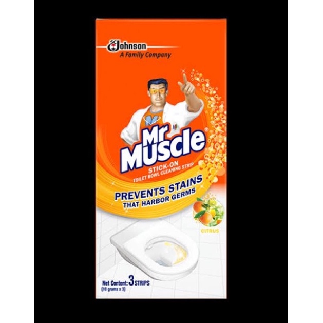 Mr Muscle Stick-On Toilet Bowl Cleaning Strip | Shopee Philippines