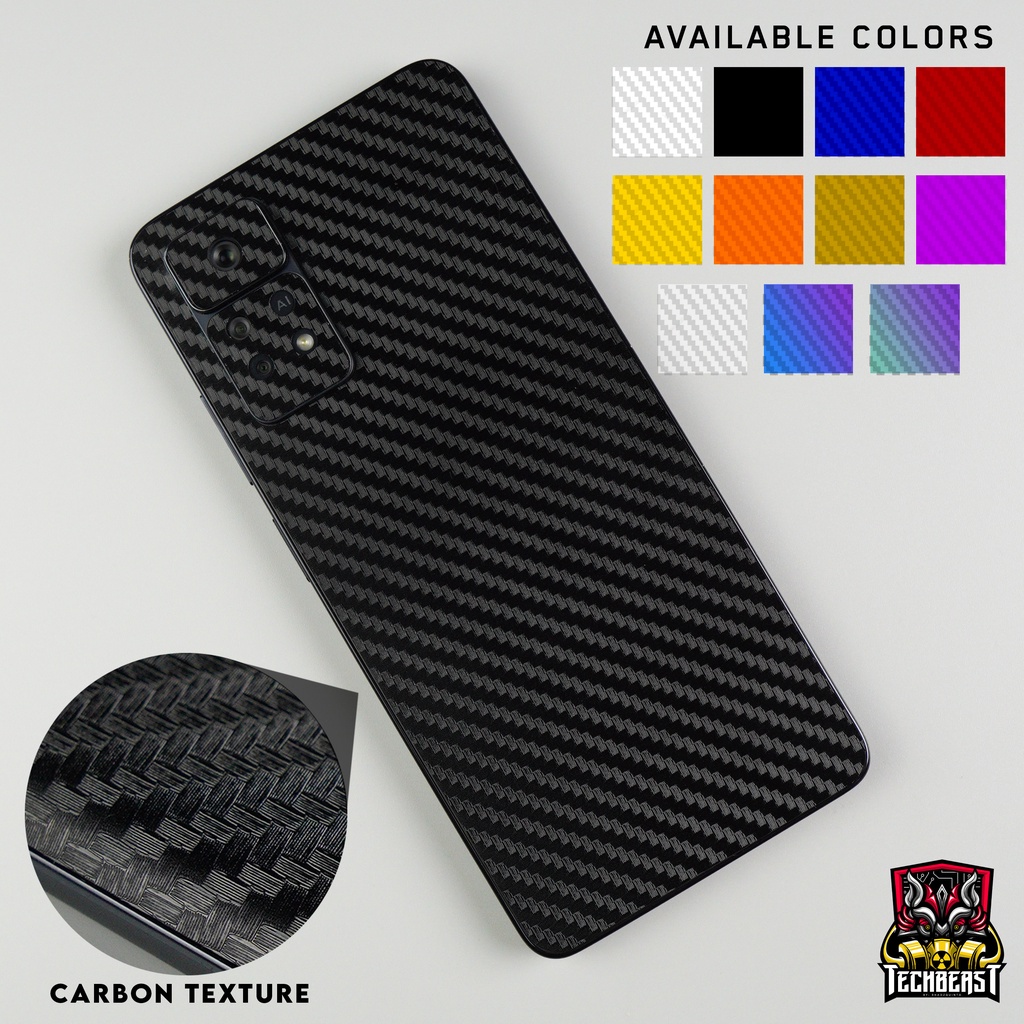 Redmi Note 11 / 11 Pro Carbon Premium Skin Wrap Vinyl Xiaomi Redmi ...