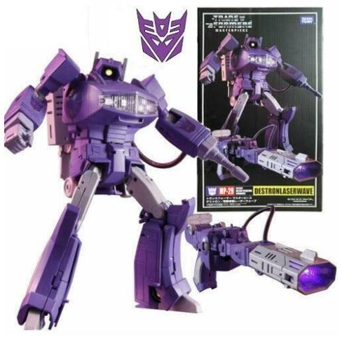 Transformers Masterpiece MP-29 Shockwave Destron Laserwave Takara Tomy ...