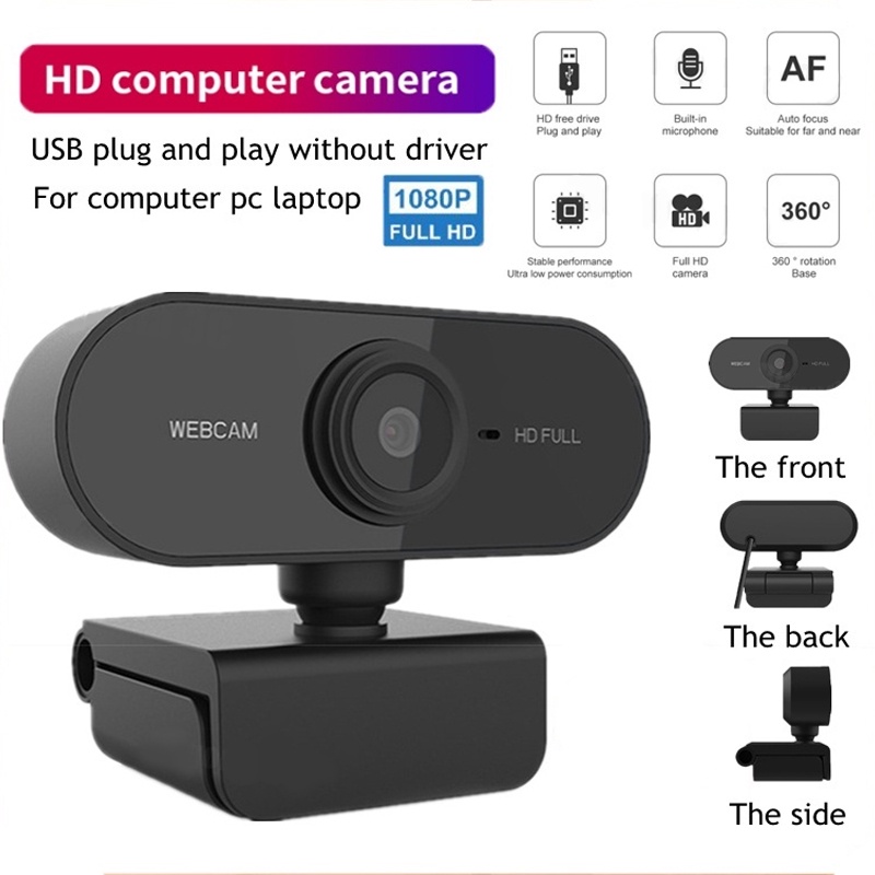 Webcam 2K/ 1080P/ 720P Full HD Video Call For PC Laptop Home USB Video ...