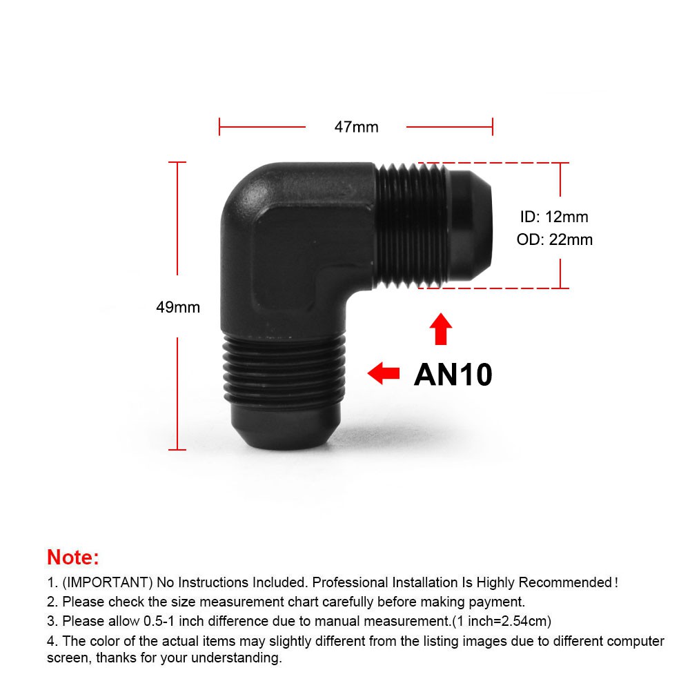 AN4 AN6 AN8 AN10 Male To AN4 AN6 AN8 AN10 Male Flare Union Coupler ...