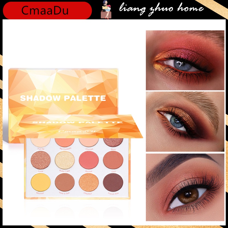 CmaaDu New Arrival Charming Eyeshadow 12 Color Palette Make up Palette ...