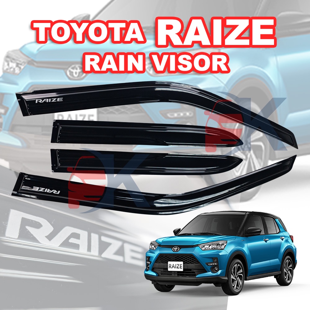 Toyota Raize Rain Visor | Shopee Philippines