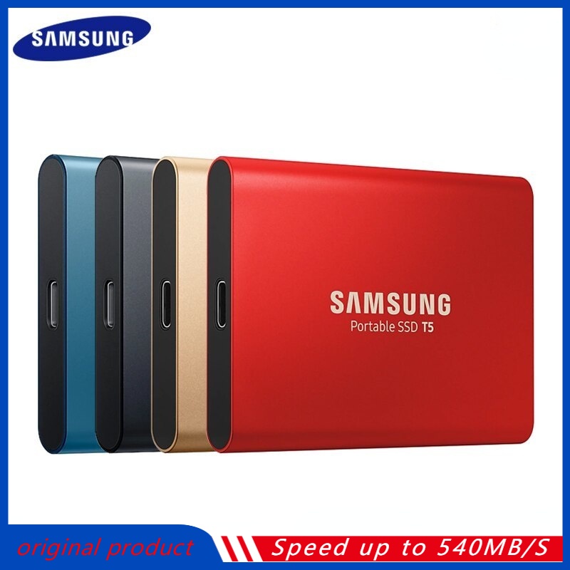 SAMSUNG External Portable SSD T5 500GB High Speed Solid State Drive USB ...