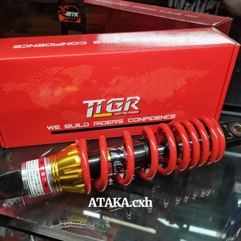 TTGR MOTORCYCLE REAR SHOCK 300MM Mio Sporty/ Beat/ Mioi 125/Skydrive/Click/Souli125 /FINO/gear ...