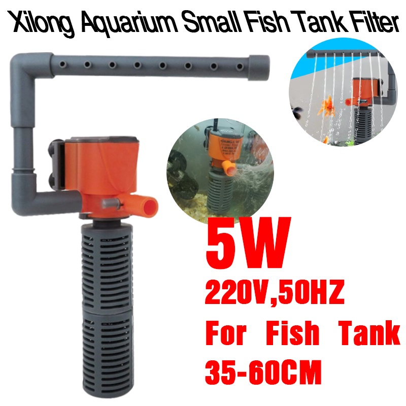 [Spot]Xilong aquarium small fish tank filter mini aquarium three-in-one ...